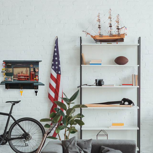 Vintage Double Decker London Bus Shadow Box, Handcrafted Home Decor ...