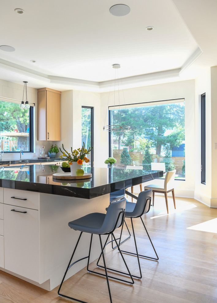 Modern Custom Home Full of Style and Function - Contemporary - Kitchen ...