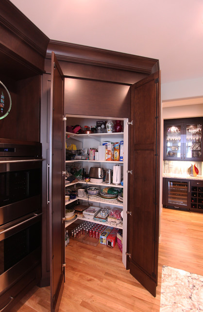 Concealed Walk In Pantry - Transitional - Kitchen - Other - by Denise ...