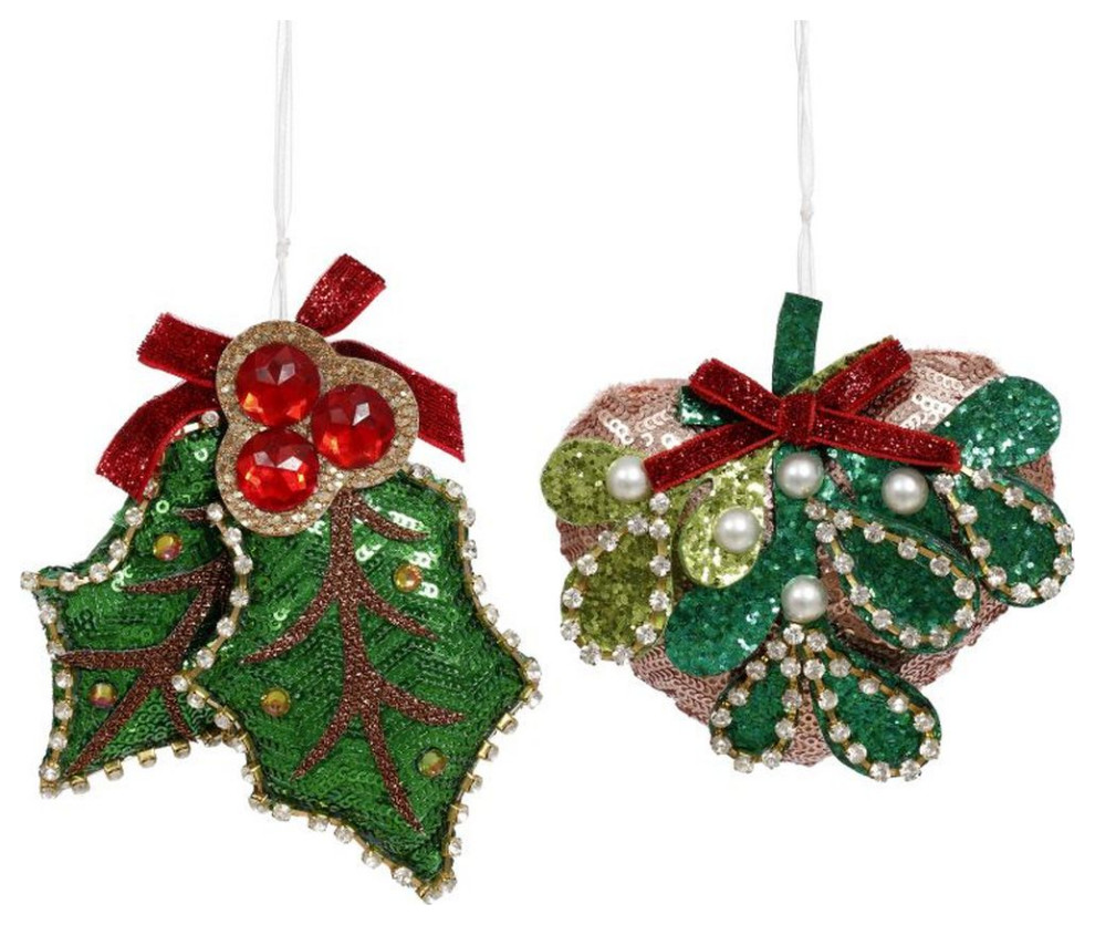 Mark Roberts Christmas 2023 Holly Berry Ornament 4-5'', Assortment of 2 ...