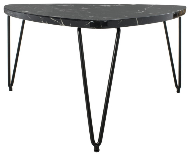 Safavieh Jacky Triangle Coffee Table, Black/Black, #N/A - Midcentury ...