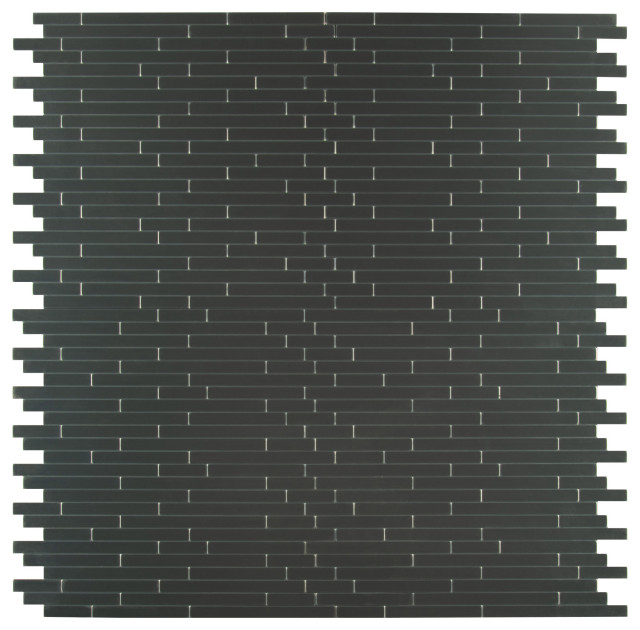 MSI SMOT-PNS-5MM 12" x 13" Linear Mosaic Wall Tile - Glossy Tile ...