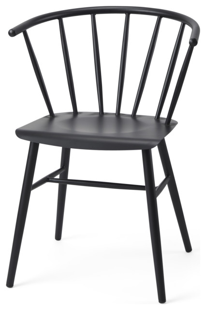 Colin Black Metal Dining Chair - Midcentury - Dining Chairs - by ...