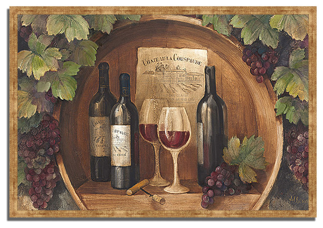 "At The Winery" By Albena Hristova, Framed Painting Print, Ready To ...