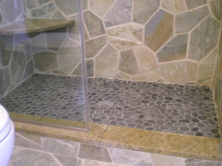 Flagstone Shower - Contemporary - Philadelphia - by User | Houzz