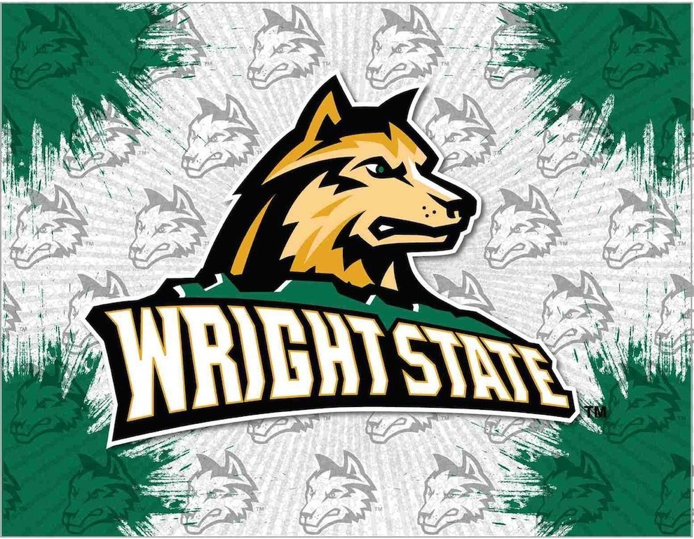 Wright State Logo Canvas, 20"x15" - Contemporary - Prints And Posters ...