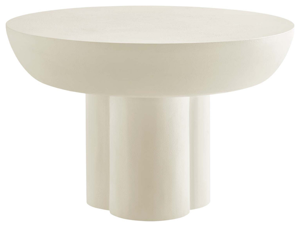 Caspian Round Concrete Coffee Table - Contemporary - Coffee Tables - by ...