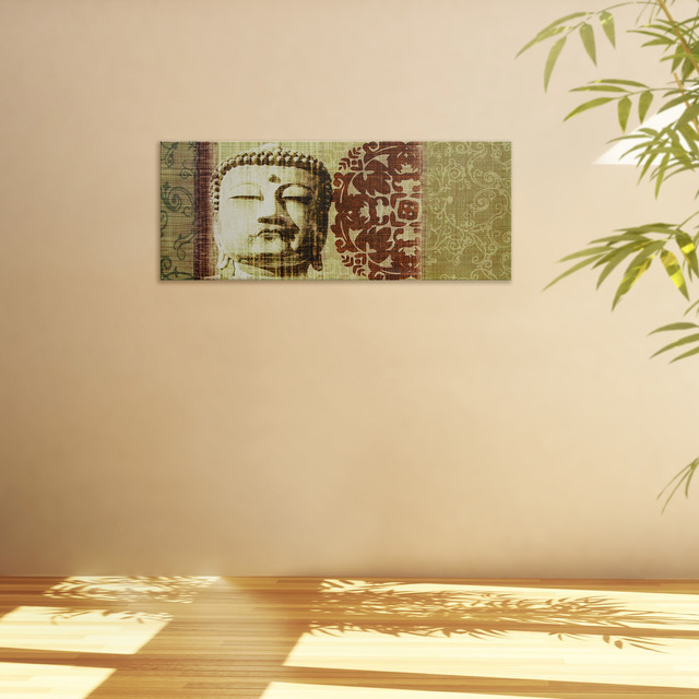 Buddha Bust Canvas Wall Art - Asian - Prints And Posters - by ...