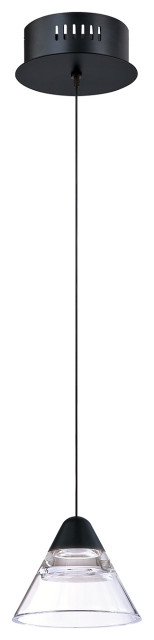 Geo 1 Light LED Pendant - Transitional - Pendant Lighting - by Kendal ...