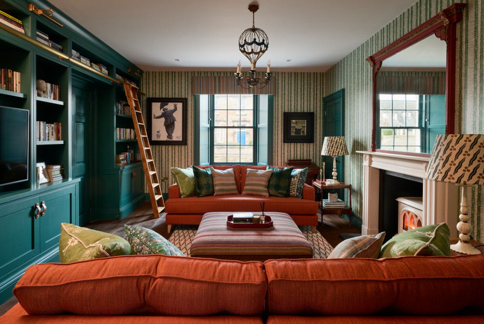 Detached Georgian Farmhouse - Living Room - Traditional - Games Room ...