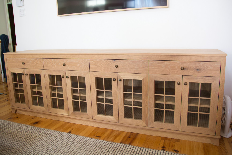 Solid White Oak buffet unit/TV console - French Country - Montreal - by ...