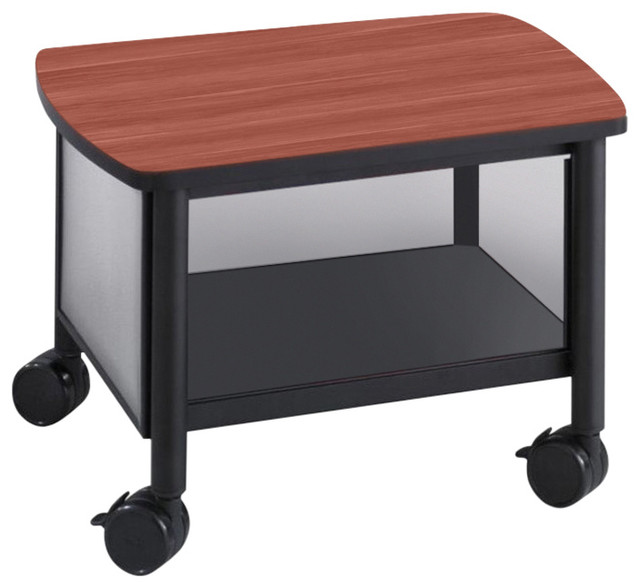 Scranton & Co Traditional Stainless Steel Under Table Printer Stand in ...