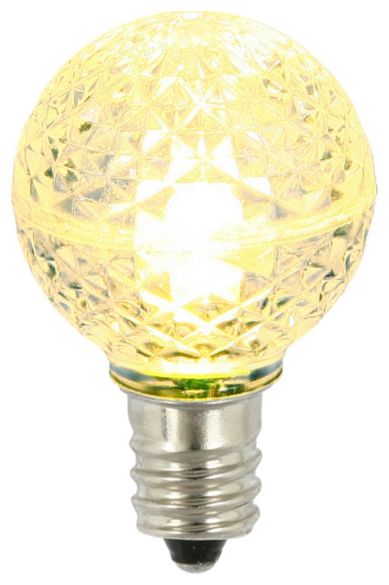 Vickerman G30 Faceted LED Wmwht Bulb E12 .38W 25ea - Contemporary ...