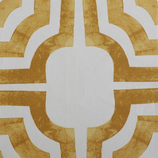 Mecca Gold Printed Cotton Fabric Sample, 4"x4" - Contemporary - Drapery ...