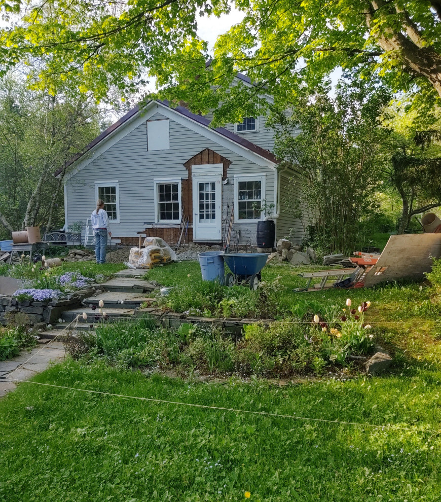Addition - Porch for a Greek Revival - Traditional - Veranda - New York ...