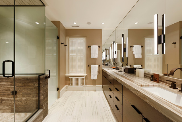 Luxury Condo Renovation in Washington, DC - Contemporary - Bathroom ...