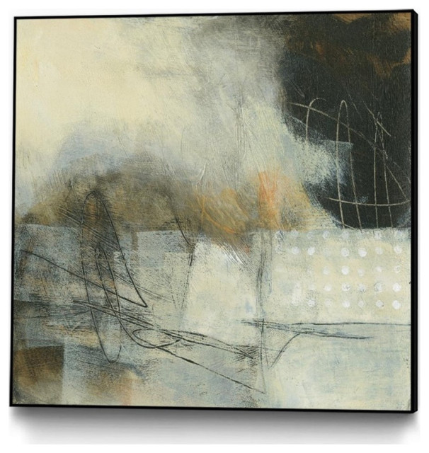 Giant Art Canvas 20x20 In the Clouds I Framed in White - Contemporary ...