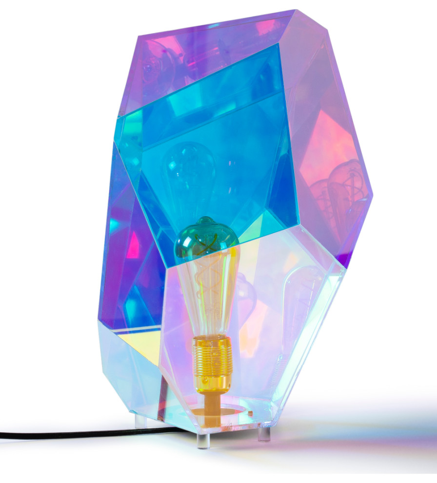 Holographic Crystal Table Lamp | Bold Monkey Diamond Dear ...