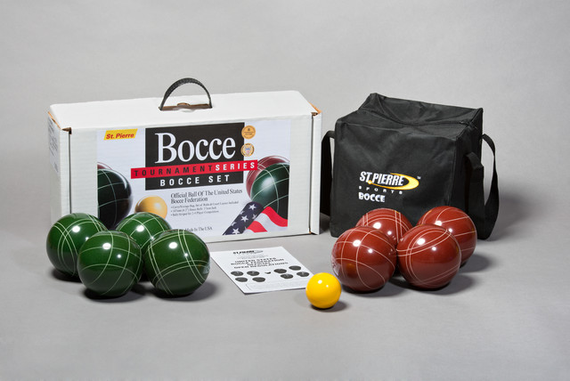 Tournament Bocce Set With Nylon Bag, TB1 by St. Pierre, Made In USA ...