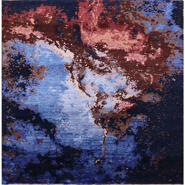 Ahgly Company Indoor Rectangle Mid-Century Modern Area Rugs, 5' x 7', 5 ...