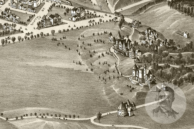 Old Map of Elkins West Virginia 1897, Vintage Map Art Print, 12"x18 ...