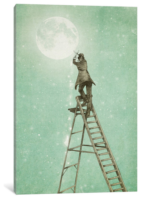 "Waning Moon" by Eric Fan, 12x8x.75, 40x26x1.5 - Contemporary - Prints ...