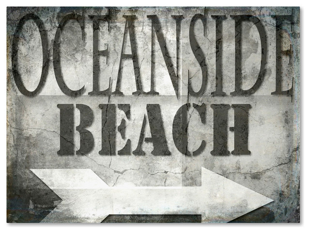 LightBoxJournal 'Surfside Oceanside' Canvas Art, 35"x 47" - Beach Style ...