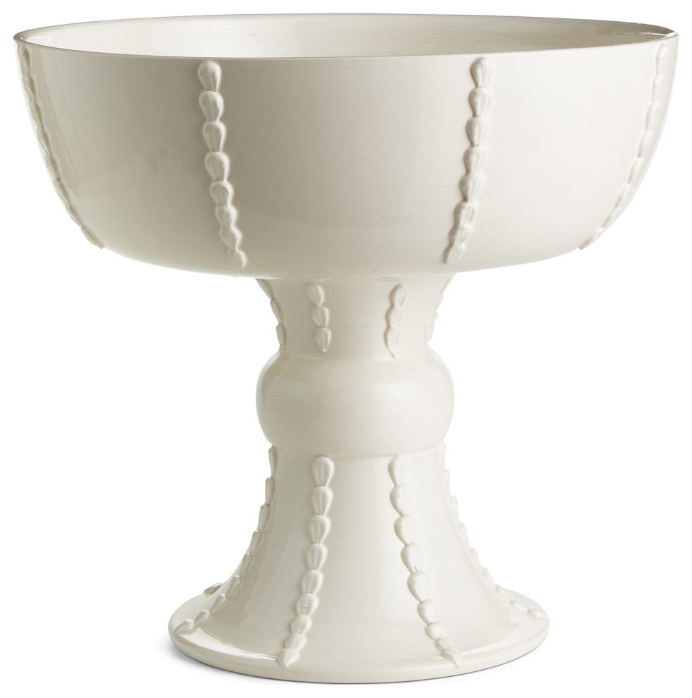 Positano Decorative Footed Bowl, 20x20x18.5 - Transitional - Decorative ...
