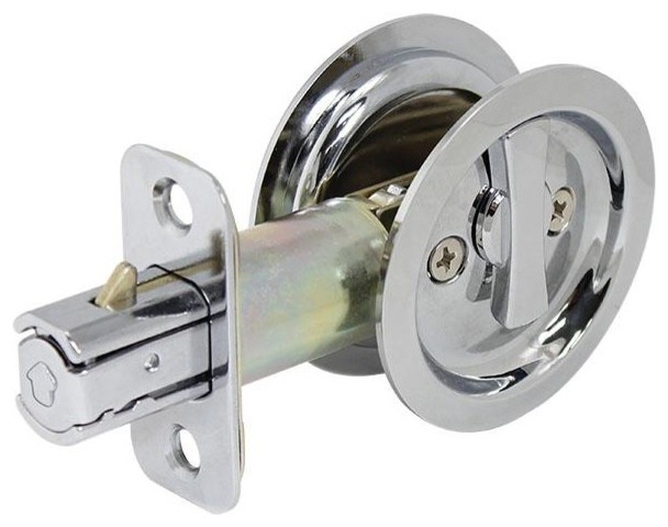 Cal Royal Sliding Door Lock, 2.38" Backset - Traditional - Door Locks ...
