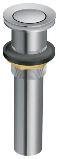 Moen Push-Button with Overflow Pop-Up Waste Drain Kit, Brushed Gold ...