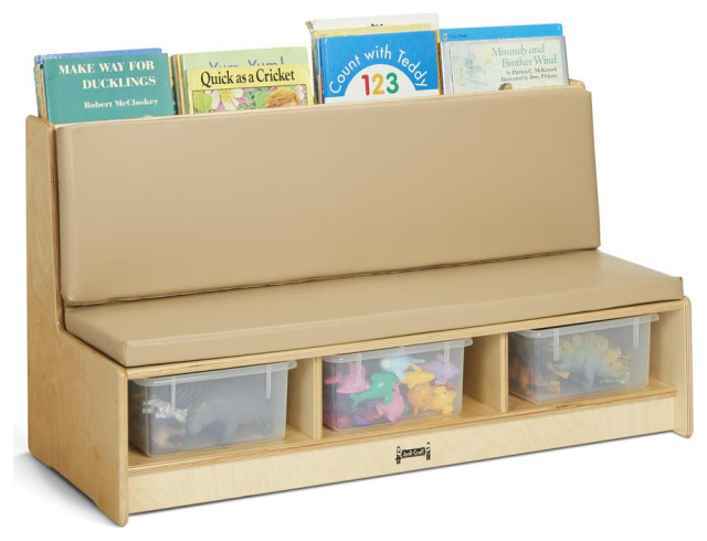 Jonti-Craft Literacy Couch, Wheat - Transitional - Kids Storage Benches ...