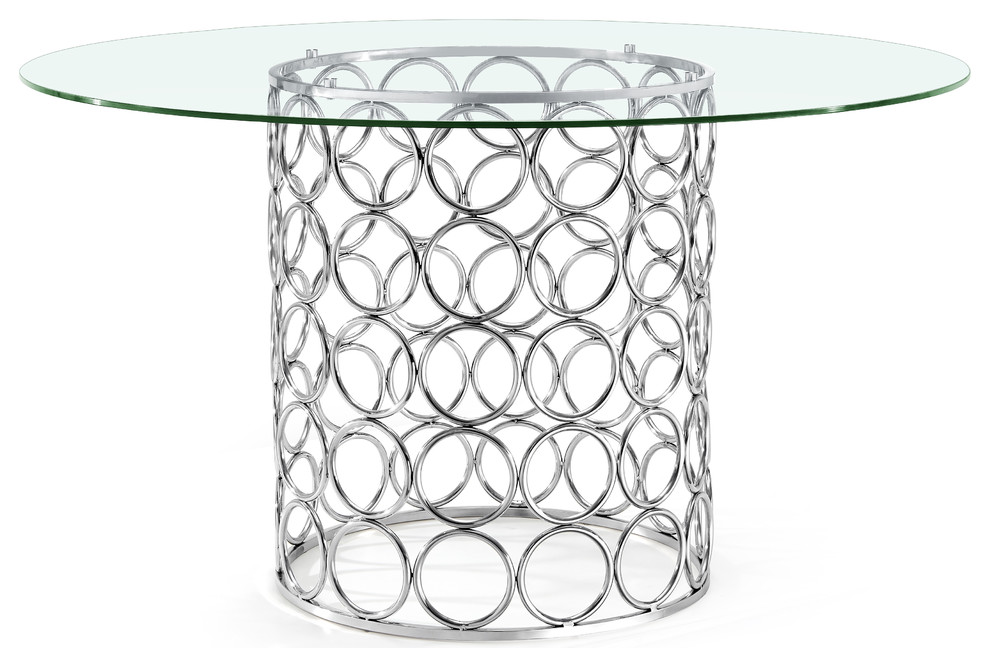 Opal Chrome Dining Table - Contemporary - Dining Tables - by HedgeApple ...