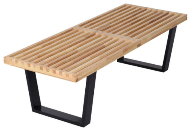 Nelson Natural Bench 48" - Industrial - Accent And Storage Benches - by ...
