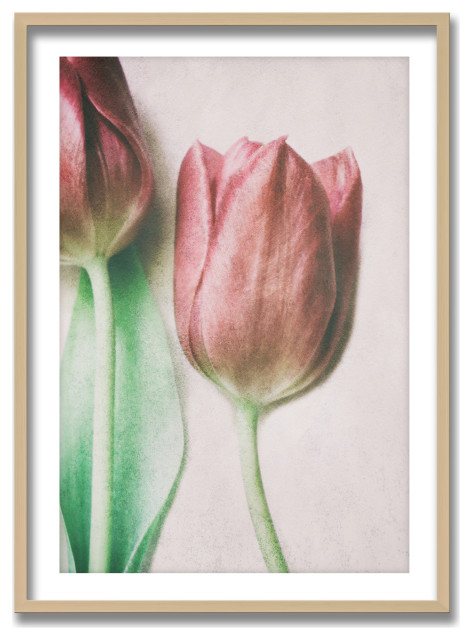 The Spring Lovers Framed Print Wall Art by Delphine Devos, 16"x24" - Contemporary - Prints And ...