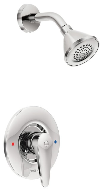 Moen Commercial Chrome Posi-Temp(R All-Metal Trim Kits T9375 - Tub And Shower Faucet Sets - by ...