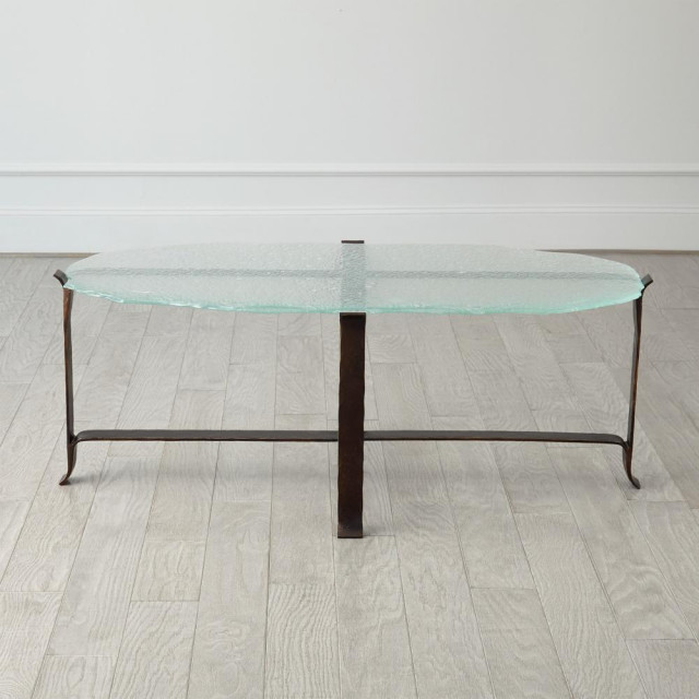 Melting Glass Bronze Cocktail Table - Transitional - Coffee Tables - by ...