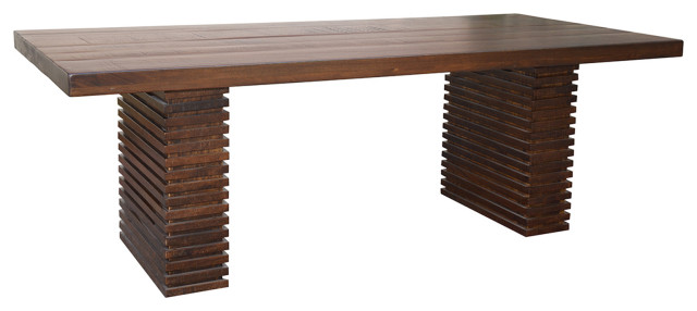 Cody Modern Walnut Dining Table - Transitional - Dining Tables - by ...