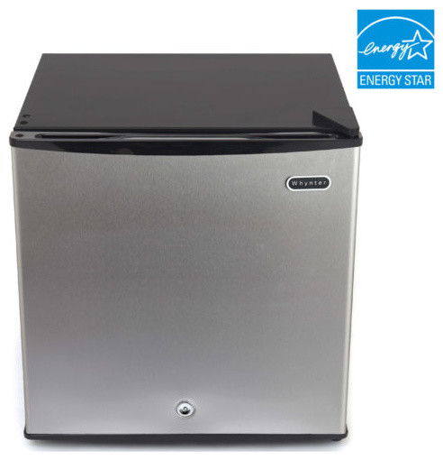 Whynter 1.1 Cu. Ft. Energy Star Upright Freezer With Lock - Stainless ...