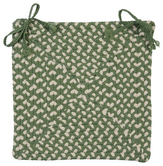 Montego - Lily Pad Green Chair Pad (set 4) - Contemporary - Rug Pads ...