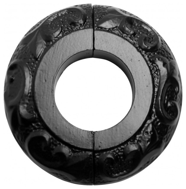 Radiator Flange Black Aluminum Escutcheon 1 1/4 inches' ID Pack of 2 ...