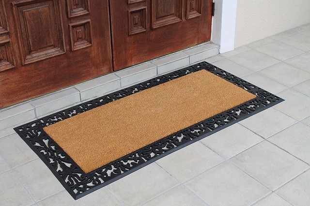 Rubber And Coir, 30"x60", Extra Large Size Doormat - Traditional ...
