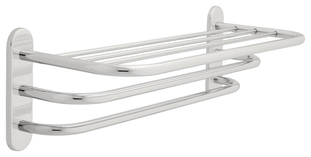 Delta Brass Stainless Steel Towel Shelf Concealed Mounting ...
