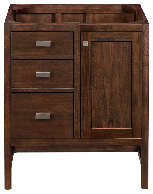 Addison 30" Vanity, Mid Century Acacia - Transitional - Bathroom ...