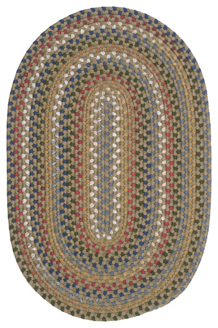 Colonial Mills Wayland Oval Braided Rug, 8X10 - Contemporary - Area ...