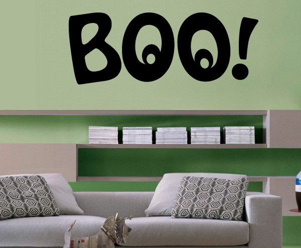 Boo Vinyl Wall Decal hd032, 48 in. - Contemporary - Wall Decals - by ...