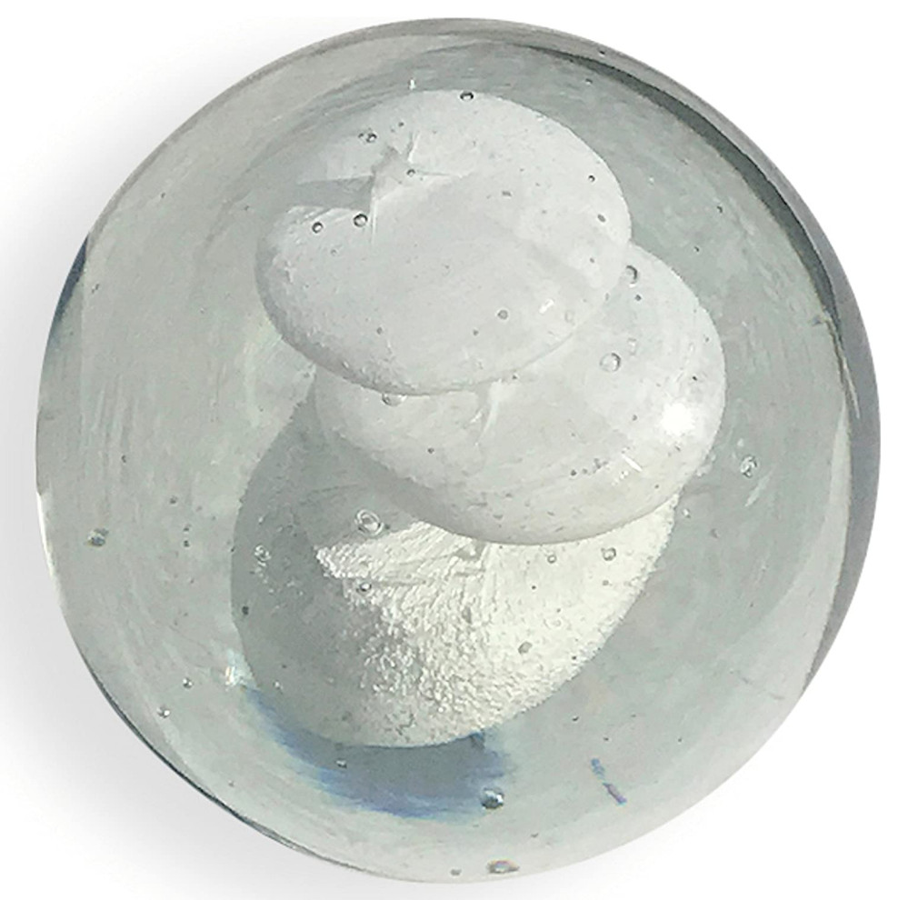 Crystal Clear Bubble Trio Paperweight, 3 1/2 x 3 1/2" - Contemporary ...