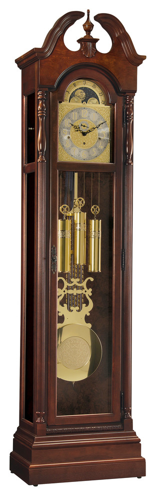 Howard Miller Meadowbrook Glen Arbor Cherry Floor Clock - Traditional ...