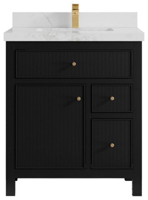 Willow Collection Sonoma Teak, 30" - Transitional - Bathroom Vanities ...