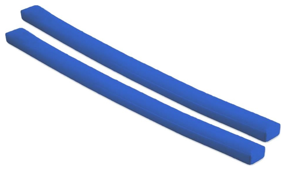 VOS Liberty 2"x4" Pool Noodle in Barrier Blue - 2 Pack - Modern - Pool ...