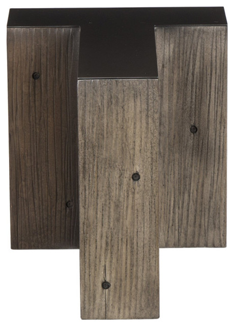 T Letter Side Table - Rustic - Side Tables And End Tables - by V.S.D ...